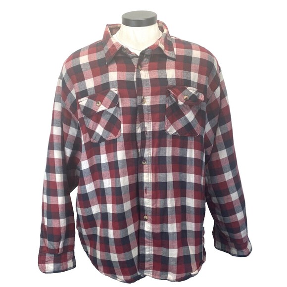 Wrangler | Jackets & Coats | Wrangler Men Shaket 2xl Plaid Fleece Lined ...